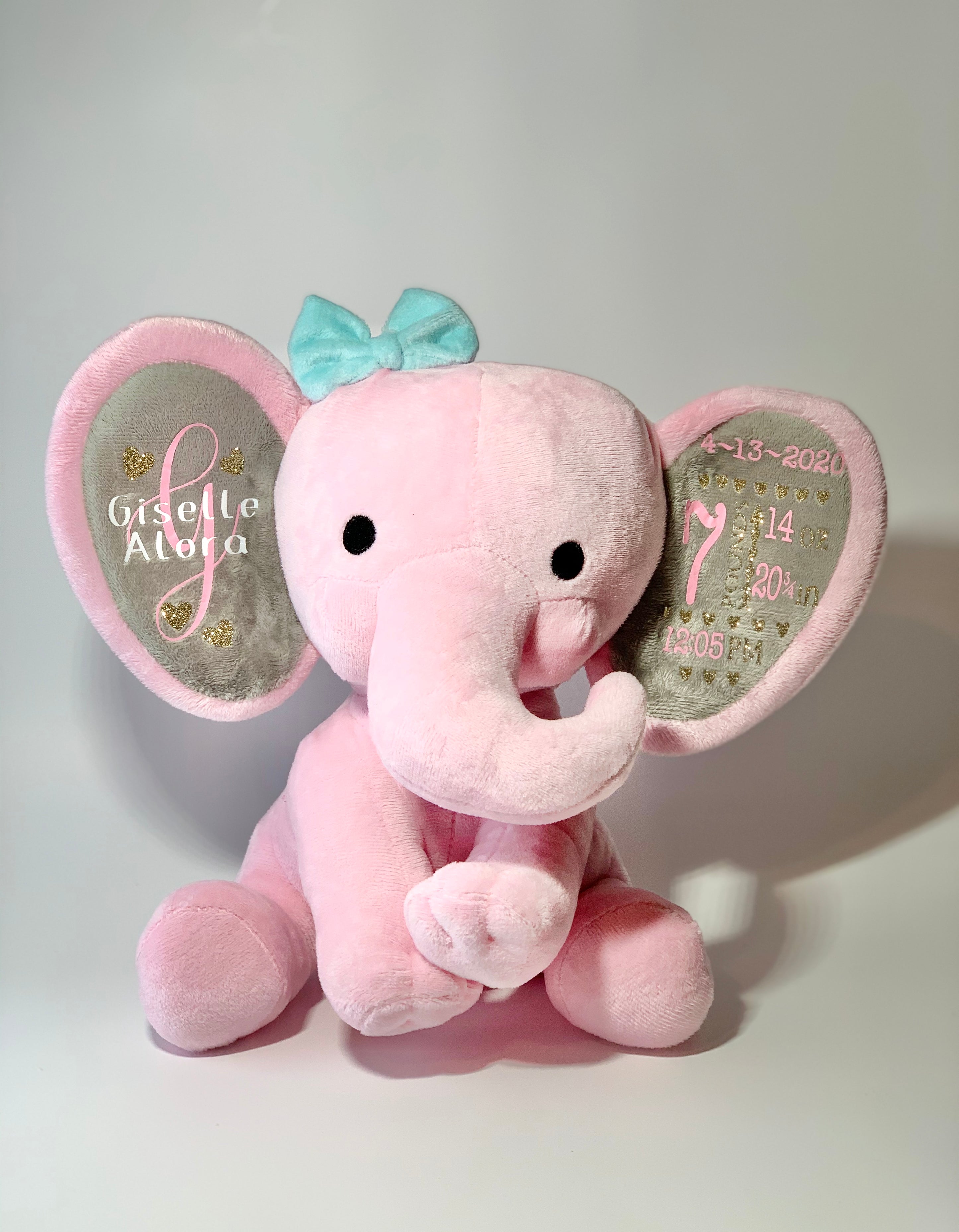 Elephant Birth Stat for Girl or Boy – With Love Boss Lady