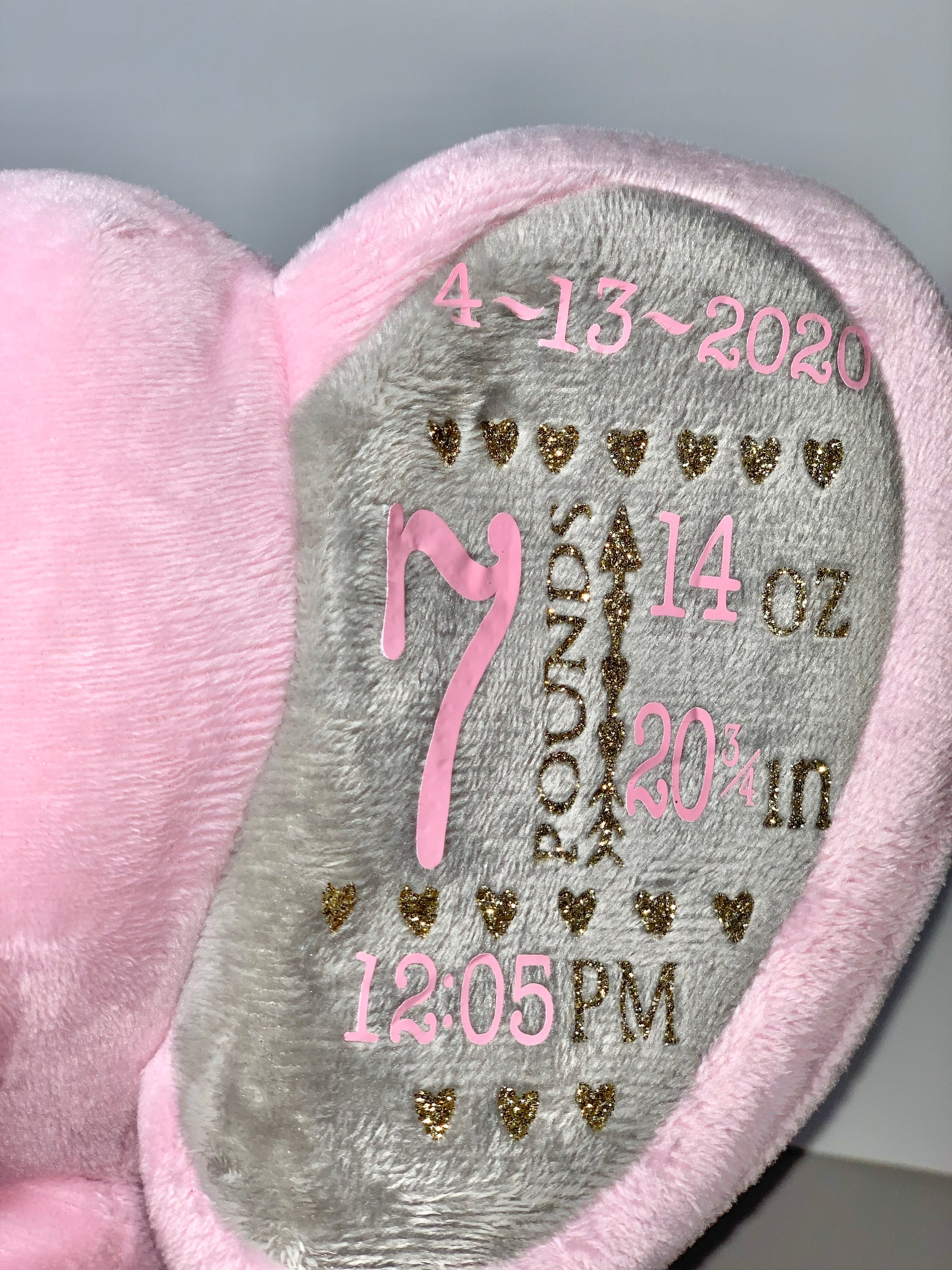 Elephant Birth Stat for Girl or Boy – With Love Boss Lady